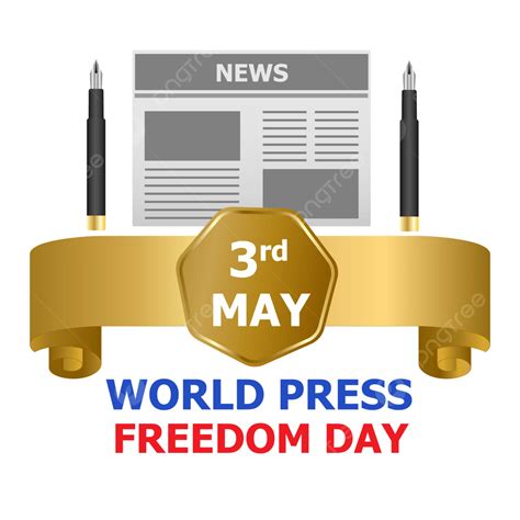 뉴스 종이와 펜으로 세계 언론 자유의 날 Png 이미지 세계 언론 언론의 자유 세계 언론 자유의 날 Png 일러스트 및