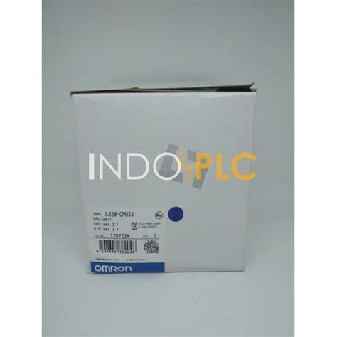 Jual PLC Omron CJ2M CPU33 Kota Bandung INDO PLC Tokopedia