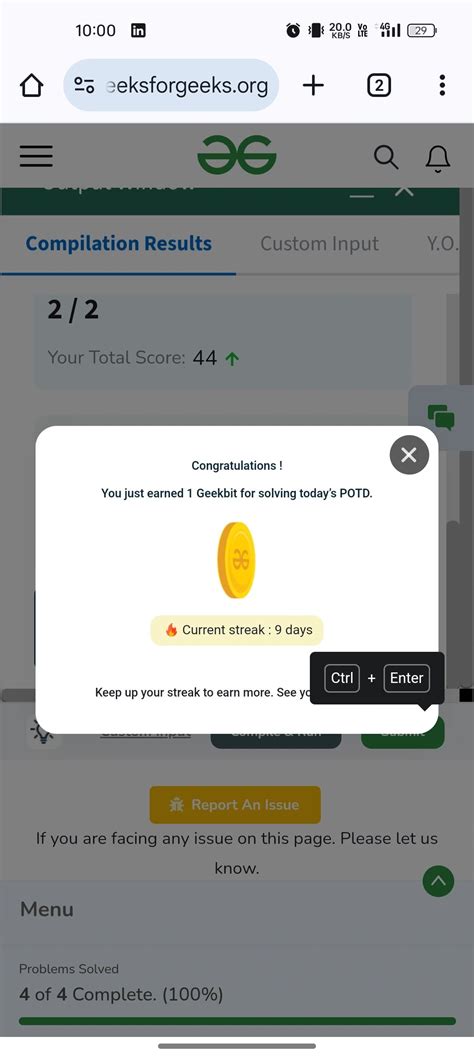 Ayushi Tiwari On Linkedin Gfg160 Geekstreak2024 Womenintech Coding