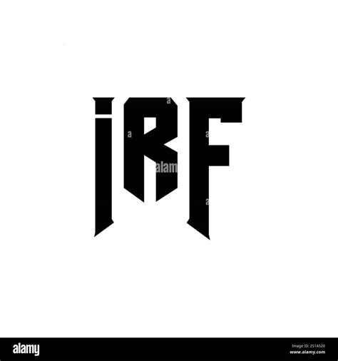 Irf Letter Logo Design For Technology Company Irf Logo Design Black