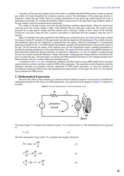 Controlling Of Edm Servo System Using Fuzzy Logic Controller Pdf