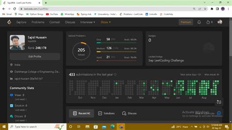 Sajid Hussain On Linkedin 365daychallenge Leetcode Coding