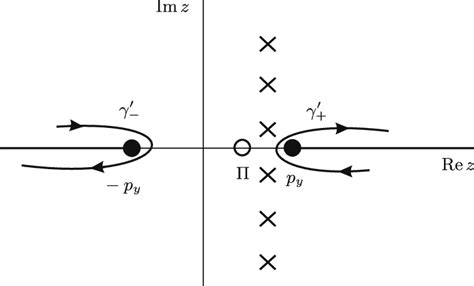 Contour γ Poles And The Branch Points ±py Download Scientific Diagram