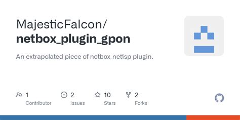 GitHub MajesticFalcon Netbox Plugin Gpon An Extrapolated Piece Of Netbox Netisp Plugin