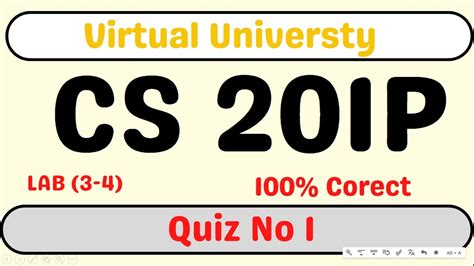 Cs201p Quiz 2 Lab3 4 Cs201p Quiz Spring 2023 Youtube