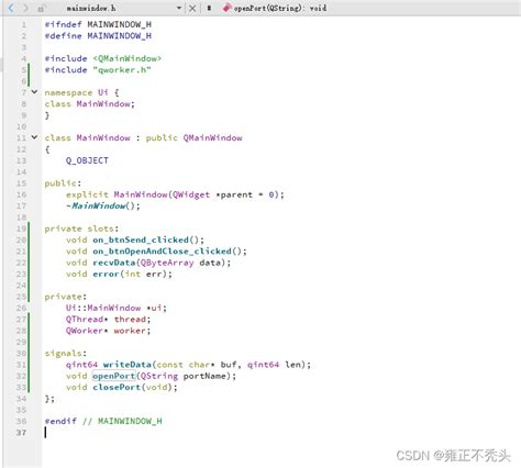 Qt Qserialport、qtcpsocket等qiodevice设备的跨线程调用报错解决办法以及多线程的使用qt 子线程 串口