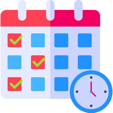 Calendar Time Clock And Date Organization Schedule Icon Download On Iconfinder