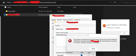 Virtual Machine Unable To Add Usersgroups In File Security Permissions On Azure File Share