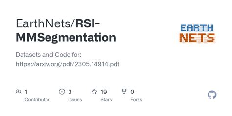 Github Earthnetsrsi Mmsegmentation Datasets And Code For