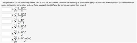 solved by an expert this question is on ﻿the alternating series test