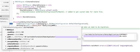objective c bad realm file header 1 exception when opening realm