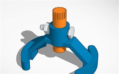 3d Design Bowl Spinner With Spline Adapter Tinkercad