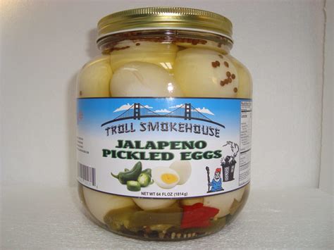 Jalapeno Pickled Eggs 64oz Copper Top Country Store