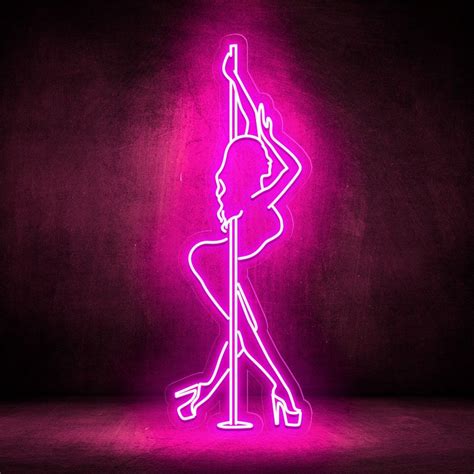 Body Goal Neon Signpole Dancingyoga Room Neon Signbeauty Room Sign