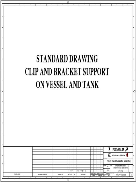 Standard Drawing For Clip And Bracket On Vessel Tank Pdf