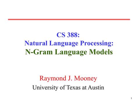 Natural Language Processing N Gram Language Models Ppt