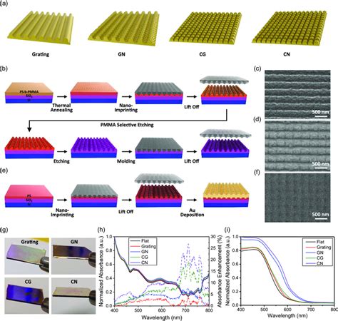 A Schematic Illustrations Of Grating Gn Grating Pattern With Nps Download Scientific
