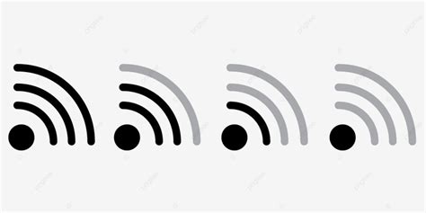 Fi Clipart Vector Wi Fi Signal Icon Set Vector Service Network Png Image For Free Download