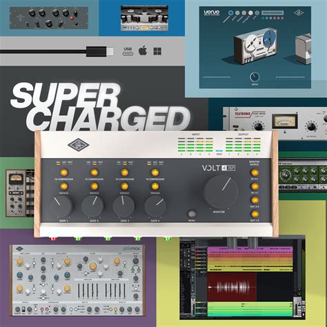 Audiopro Universal Audio Volt 476p Usb C 4 In 4 Out U Audio Interface With 4 Preamps