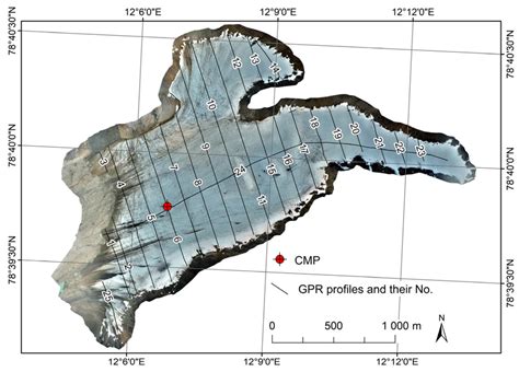 Location Of The Gpr Profile Lines And Common Midpoint Cmp Measurement