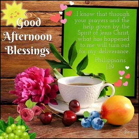 Spiritual Good Afternoon Blessings Christian Afternoon Blessings