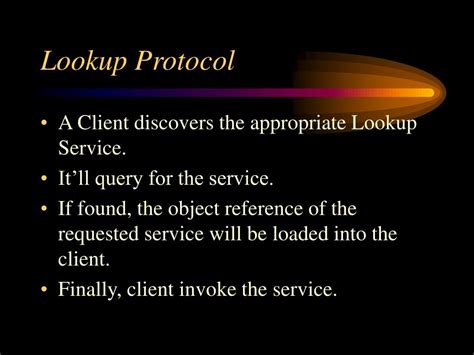 Ppt Dynamic Distributed Systems Using Jini Powerpoint Presentation