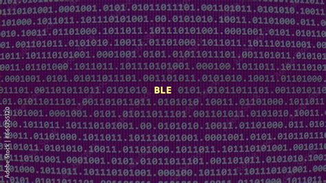 cyber attack ble vulnerability text in binary system ascii art style
