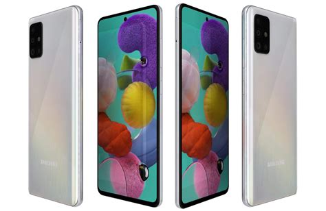 Samsung Galaxy A51 All Colors - 3D Model by Rever_Art