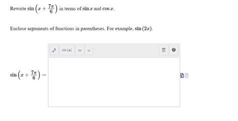 Solved Rewrite Sin X 2 77 In Terms Of Sin X And Cos