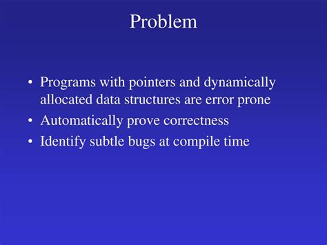 Compile Time Verification Of Properties Of Heap Intensive Programs