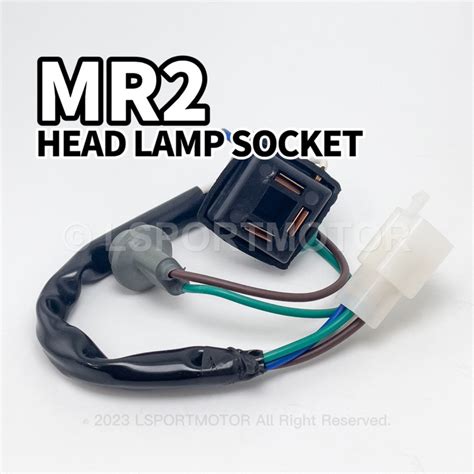 Modenas Mr2 Head Lamp Socket Front Depan Lampu Kepala Socket Wire