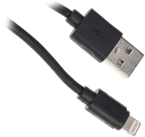 Купить Кабель круглый Finepower Lightning 8 Pin черный в интернет магазине Dns Характеристики