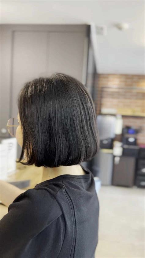 일자단발 볼륨 매직셋팅 네이버 블로그