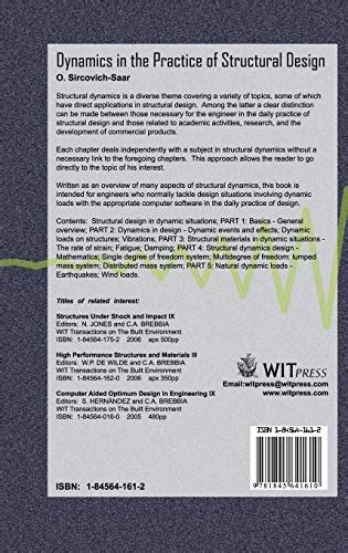 Dynamics In The Practice Of Structural Design Pricepulse