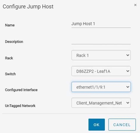 Configure A Jump Host Port Dell EMC Networking SmartFabric Services Deployment With VxRail 7 0