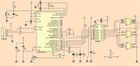 avr isp programmer circuit diagram