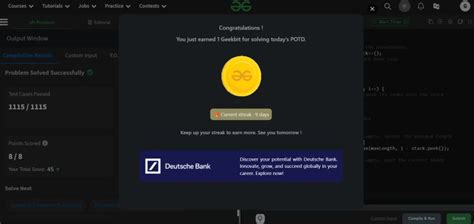 Geeksforgeeks Problemsolving Javadeveloper Codingchallenge Potd Learningeveryday