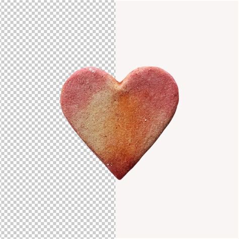 Premium PSD Love Shape On Transparent Background