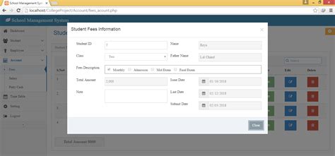 GitHub Codehafeez Php Project School Management System PHP Simple Project School