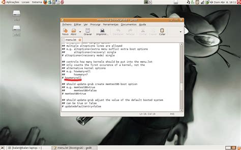 Configurar O GRUB No Ubuntu