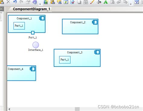 Powerdesigner画uml组件图初步组件图怎么画 Csdn博客
