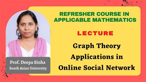 Graph Theory Applications In Online Social Network Lecture 2 Youtube