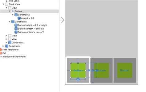 Swift Dynamically Constraint Button Size According To Screen Size Stack Overflow