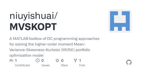 Github Niuyishuai Mvskopt A Matlab Toolbox Of Dc Programming Approaches For Solving The