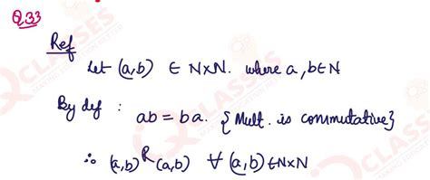Let N Be The Set Of All Natural Numbers And R Be A Relation On N X N