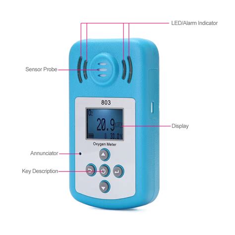 Buy Oxygen Meter Portable Oxygen O2 Concentration Detector With Lcd Display