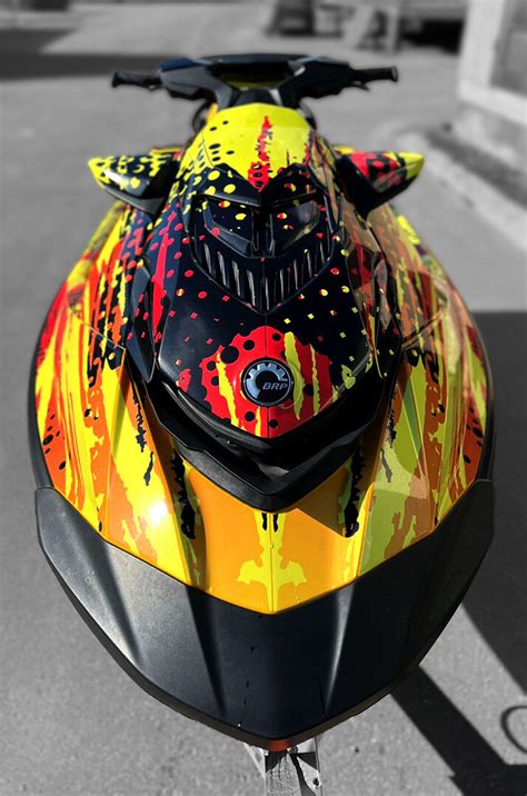 Комплект наклеек в дизайне Dragon для SEA-DOO – BULLETBRO
