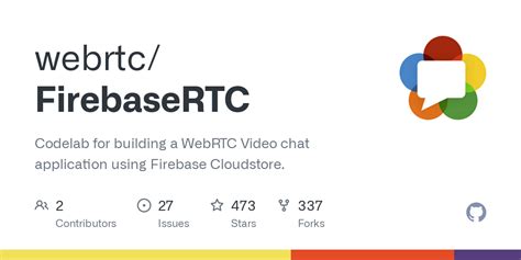 GitHub Webrtc FirebaseRTC Codelab For Building A WebRTC Video Chat Application Using Firebase