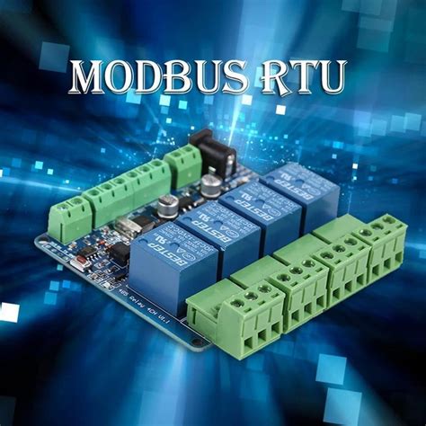 Modbus Rtu 2 Way 12v Relay Module Switch 2 Way Relay Output Rs485