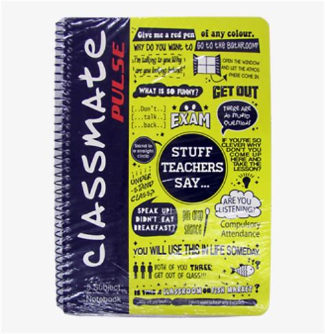 Classmate Pulse 6 Sub Spiral Notebook 800x800 Png Download Pngkit